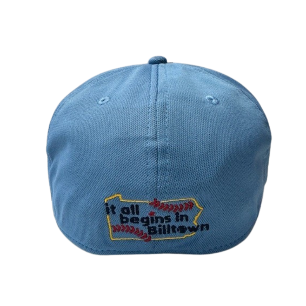 Williamsport Crosscutters Blue & Red Home Fitted Cap – Williamsport ...